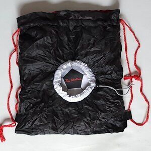 Tim Hortons | Bags | Fun Tim Hortons Soccer Ball Fold Away Drawstring ...